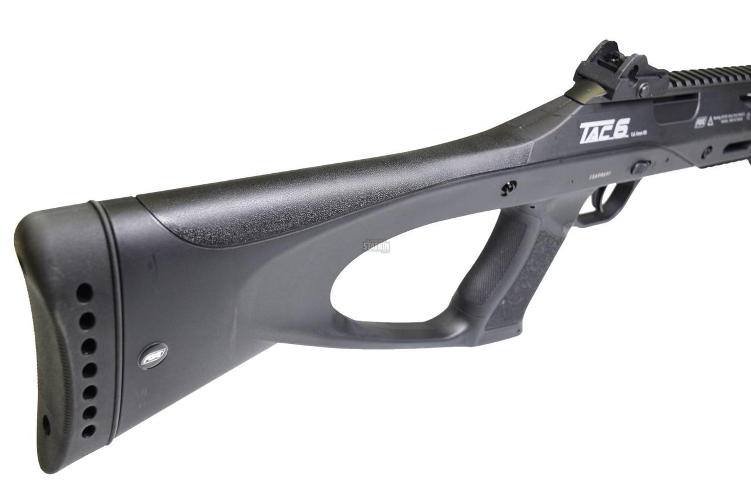 ASG TAC-6 | CO2 Airsoft Sniper Rifle | Integrated Laser & Bipod (50102)