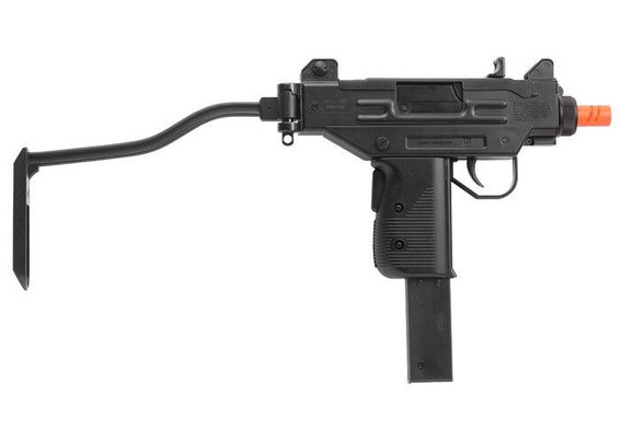 Mini Uzi Spring Airsoft Gun, Black