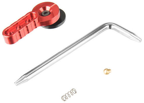 Lancer Tactical Lightweight Fire Selector for M4 Airsoft AEGs, Red ...