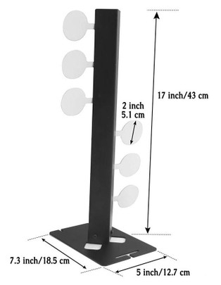 Airsoft.com Dueling Tree Metal Target, Black | Airsoft Station