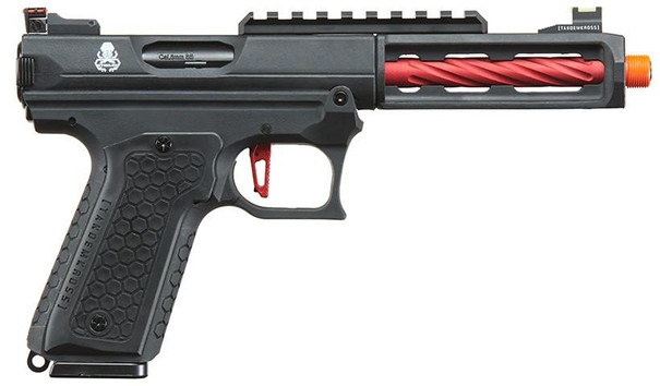 Lancer Tactical Tandemkross CTHULHU Gas Blow Back Airsoft Pistol, Black ...