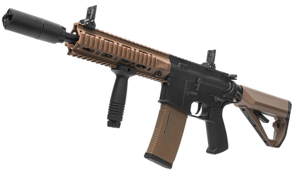 Arcturus LWT MK-II CQB 10" AEG Sport Airsoft Rifle Starter Pack, Black/Tan | Airsoft Station