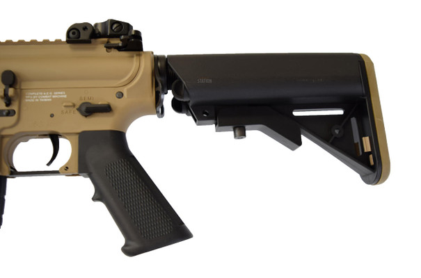 G&G CM18 MOD1 Combat Machine AEG Airsoft Gun, Tan