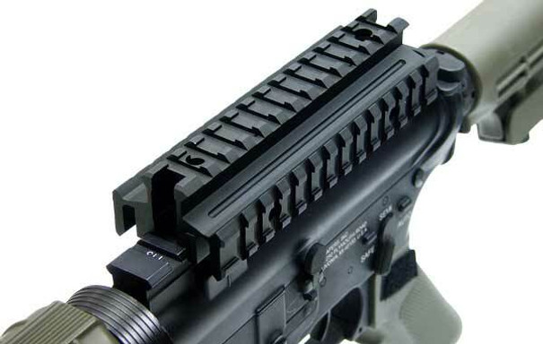 Utg Deluxe Weaver Tri Rail Riser Mount See Thru
