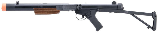 S&T Sterling Mk5 L34A1 Airsoft AEG Submachine Gun, Black | Airsoft Station