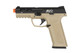 ICS BLE-XAE Gas Blowback Airsoft Pistol, Black / Tan