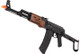 WellFire AK74 CO2 Blowback Airsoft Rifle with Folding Stock, Faux Wood ...