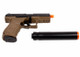 Walther PPQ Combat Airsoft Spring Pistol Kit with Fake Silencer and ...