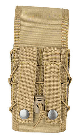 Lancer Tactical 1000D Nylon QD Buckle Pistol/Rifle Mag Pouch, Tan ...