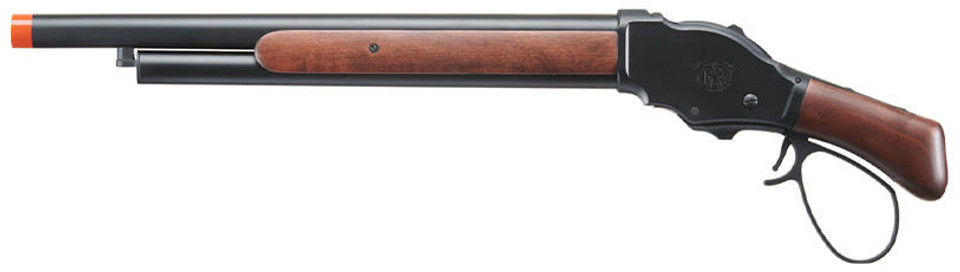 Golden Eagle 1887 Wide Lever Action Gas Powered Airsoft Shotgun, Black | Airsoft Station