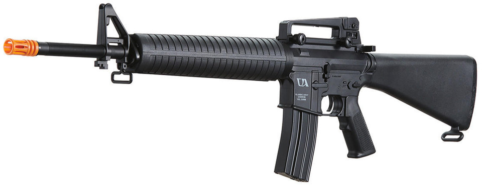 Classic Army Sportline M15A4 Tactical Carbine AEG Airsoft Rifle, Black ...