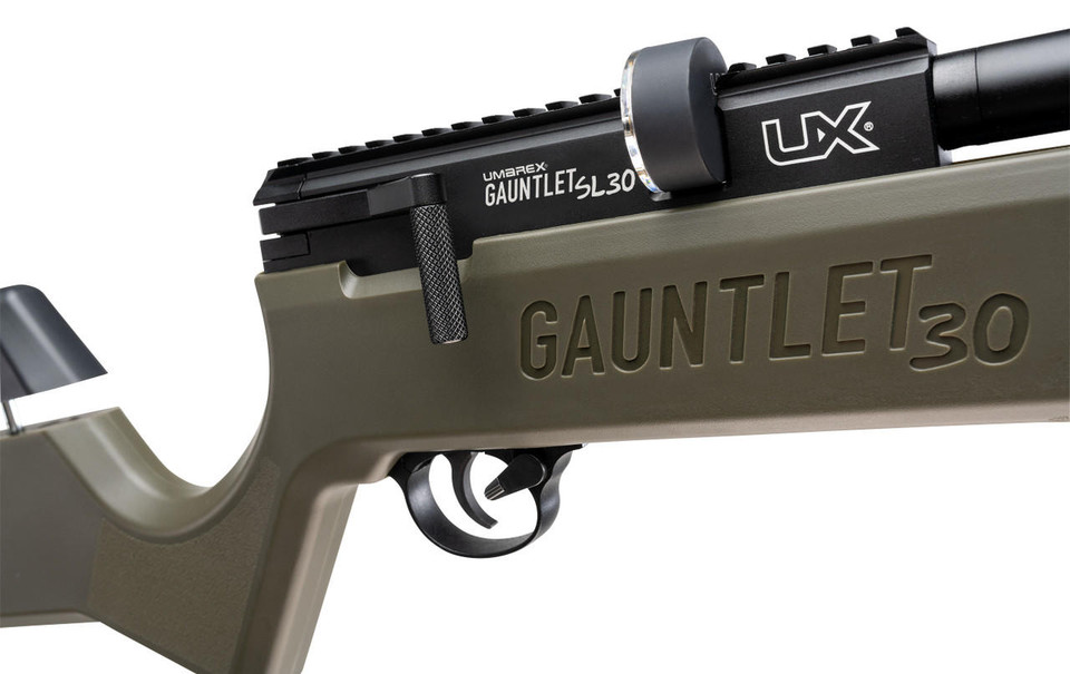 Umarex Gauntlet SL30 .30 Cal PCP High Pressure Air Rifle, OD Green ...