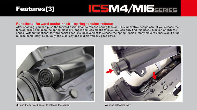 ICS M4 Carbine Style Full Metal AEG