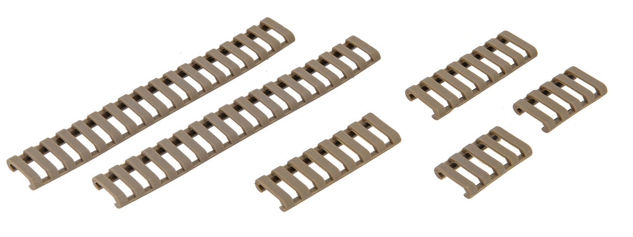 Ladder Rail Panel 6 Set, Dark Earth | Airsoft Station