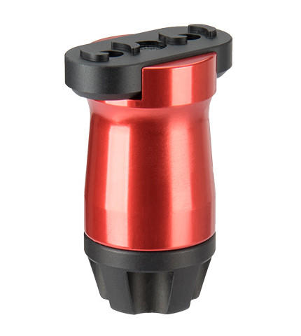 UK Arms Smooth Short Vertical Anodized Metal Foregrip, Red | Airsoft ...