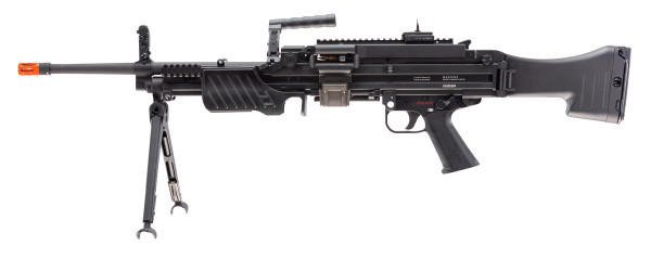 Elite Force H&K MG4 Machine Gun Airsoft AEG Rifle, Black | Airsoft Station