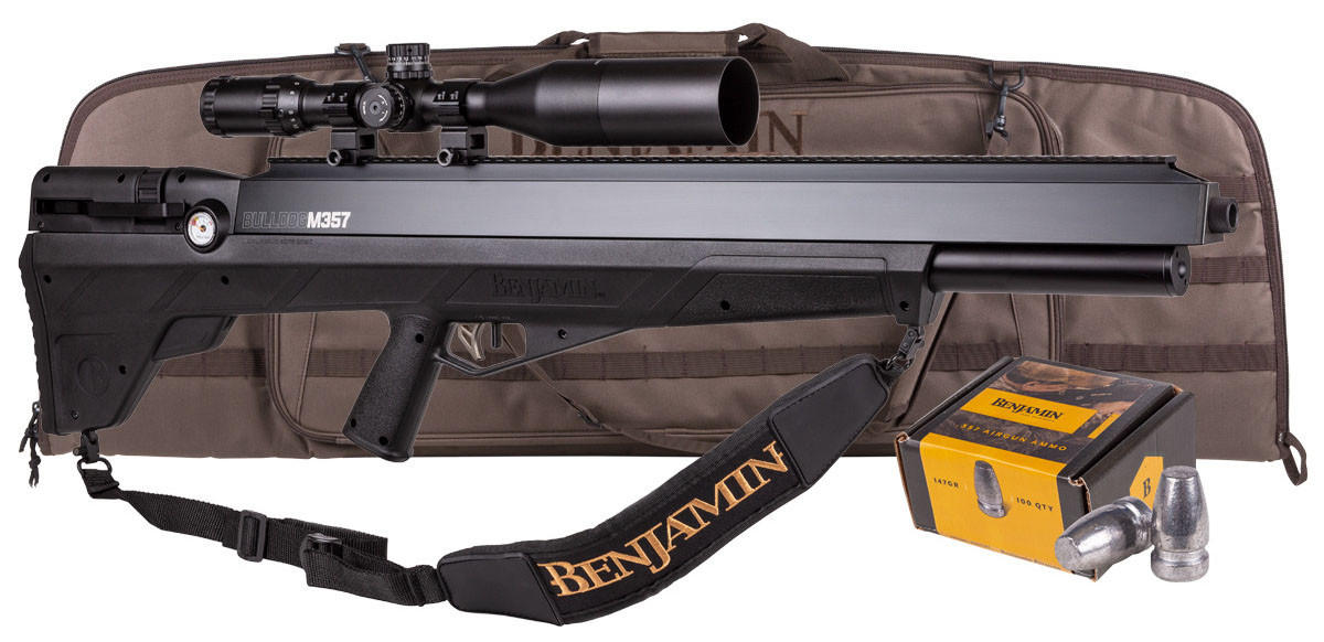 Benjamin Bulldog .357 PCP Bullpup Kit Air Rifle, Black | Airsoft Station