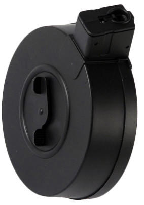 Well R2C 200 Round High-Cap Drum Magazine, Black | Airsoft Station