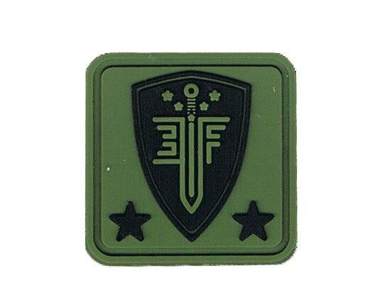 Elite Force 1"x1" PVC Velcro Patch, OD Green (UX-2211154)