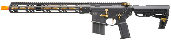 Tokyo Marui MTR16 G-Edition Gas Blowback Airsoft Rifle, Black/Gold ...