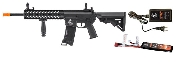Lancer Tactical Gen 3 10" M4 Evo RIS Airsoft AEG Rifle w/ LiPO Battery ...