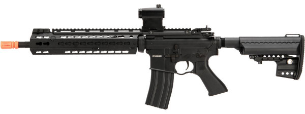 CYMA Keymod-S Full Metal M4 Airsoft AEG Rifle, Black | Airsoft Station