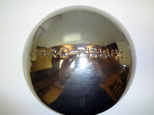 Ford Deluxe Polished Stainless Steel Hubcap 1940 VINTIQUE - Chattin ...