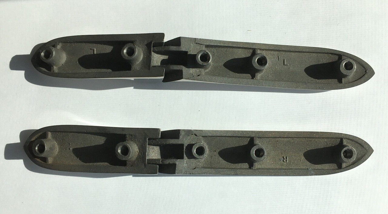 Plymouth, Dodge, Desoto, Chrysler Trunk Hinge Set 1937-1939 Stainless ...