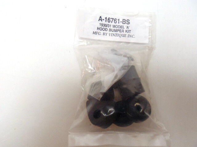 Ford Model A Hood Bumper Kit w/ Mounting Hardware 30,31 1930-1931 ...