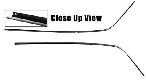 Chevrolet Impala ROOF DRIP RAIL 62-64 PAIR,W/CLIPS - Chattin Chassis ...