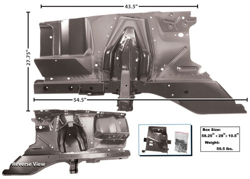 Ford Mustang & Mercury Cougar Shock Tower/Apron Assembly RH 1969-70 ...