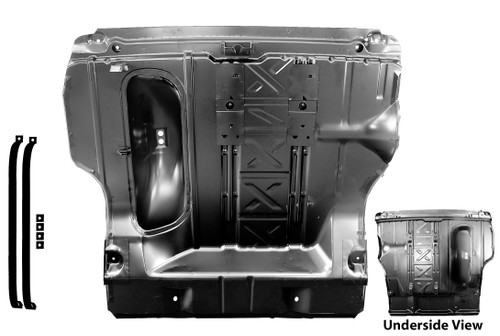 Chevrolet TRUNK FLOOR COMPLETE 55-57 CONVT. - Chattin Chassis - Vintage ...