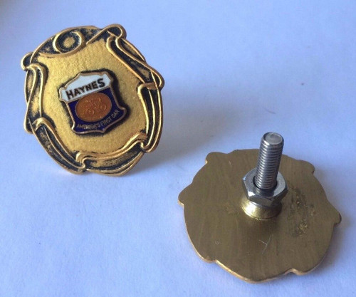 Haynes America's First Car Medallion / Emblem Set 1-1/2" High by 1-1/2 ...