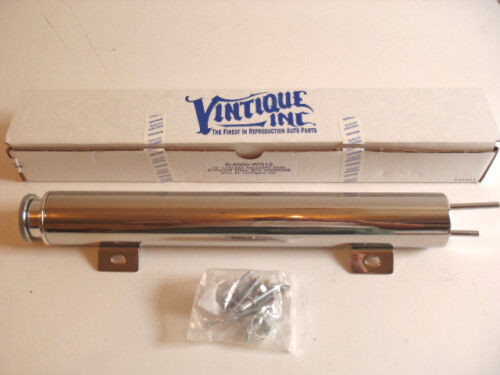 Stainless Steel 17" Radiator Coolant Overflow Tank 1.75 Pint Hot Rat ...