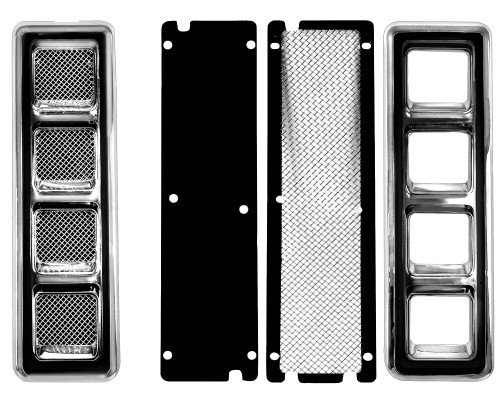 Chevy Camaro Hood Louver SS Set 1968-69 - Chattin Chassis - Vintage ...