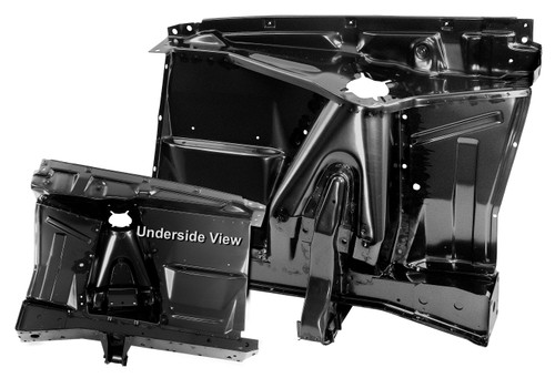 Chevy Nova Shock Towerapron Assembly Rh 1966 67 Chattin Chassis