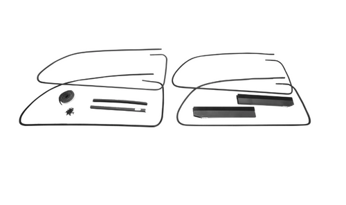 Ford 2 Door Tudor Sedan Window Channel Kit FELT STRIPS 1935-1936 ...