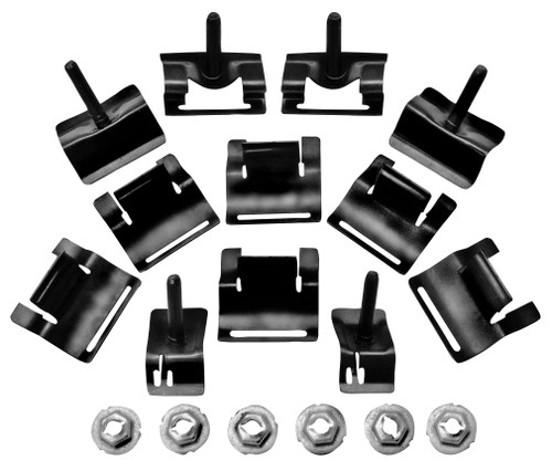 Chevy Impala Molding Clips Rear Window Corner Hard Top Only 6 Pieces ...