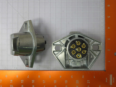 POLLAK 6-24 POLLAK POLLAK 6-24 VOLTS 7 WAY SOCKET X97167 - OCO Components