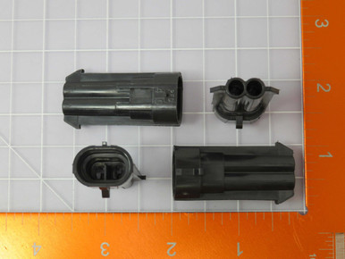 Lot of 416 DELPHI 12162000 X97554 Automotive Connectors 2 Way M M/P 150 ...