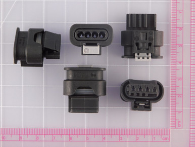 HIRSCHMANN 805-122-541 CONNECTOR 4POS REC SOC BLACK SEALED X120003 ...