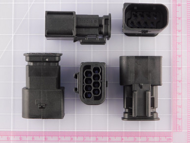 Lot of 50 HIRSCHMANN 872-586-501 SLK 2.8 MALE 8 WAY SEALED CONNECTOR ...