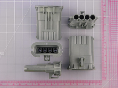 Lot of 99 APTIV 12129600 4P MALE DARK GRAY 280 SERIES 30 AMPS X119618 ...