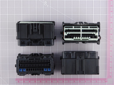 YAZAKI 7298-7501-30 52P Female Black Unsealed Connector X123733 - OCO Components