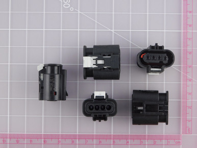 KOSTAL 10021265 4P Female Sealed Black Housing Connector, Code E ...