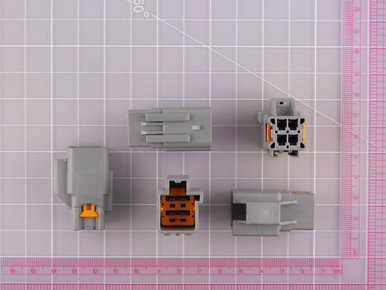 YAZAKI 7282-6446-40 Automotive Connectors CONN 4P YESC KAIZEN LT GRY - OCO Components