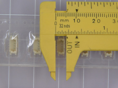 YEONHO ELECTRONICS 12505WS-04(P) 1.25mm Pitch Wire to Board, 4 Pins , Natural plastic shell ...