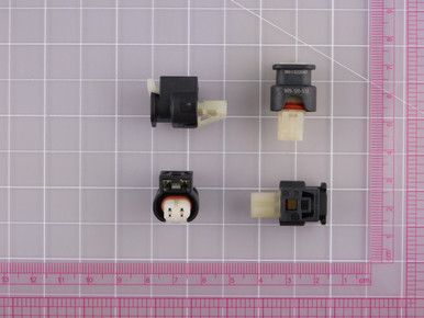 Lot of 85 HIRSCHMANN 805-120-532 2way 1.2 SealStar FA Blk Connector ...