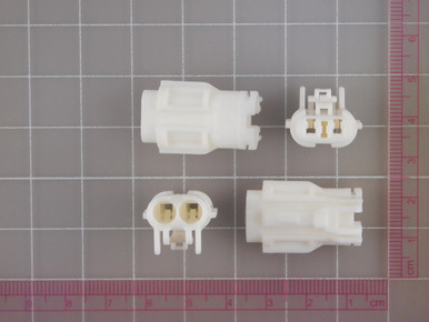 LOT OF 246 YAZAKI 7123-1424 SWP - TYPE CONNECTOR HOUSING 2P X130274 ...