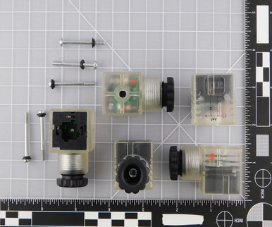 Lot of 33 HTP G1TU2DL1 DIN-A Connector 24Dc/Ac-Led-Diodo-18MM Din With ...